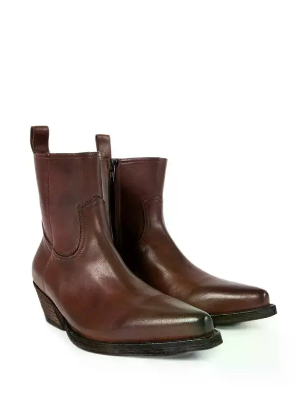 ANN DEMEULEMEESTER Pointed-toe Ankle Boots