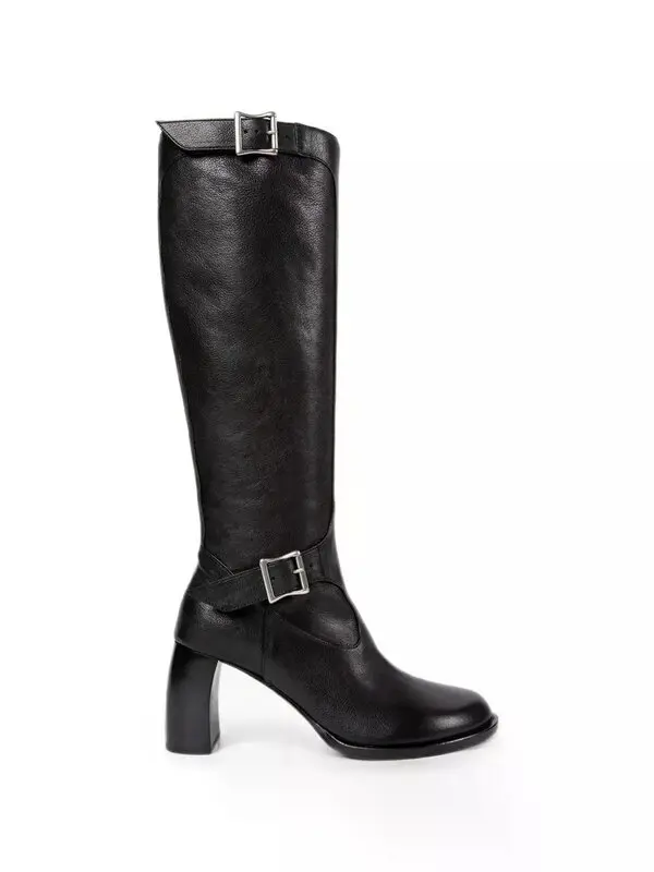 ANN DEMEULEMEESTER Buckle-detail Leather Boots