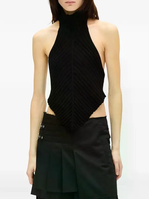 ANN DEMEULEMEESTER Almida Halterneck Top