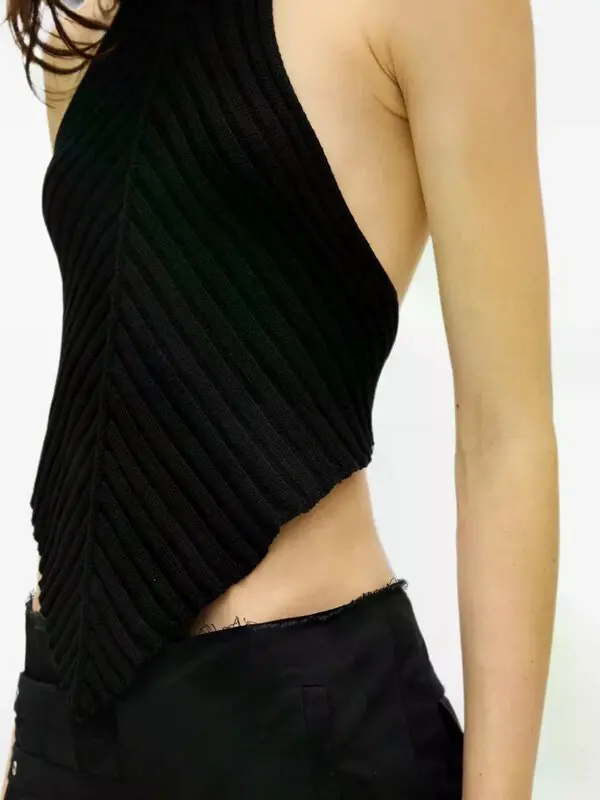 ANN DEMEULEMEESTER Almida Halterneck Top