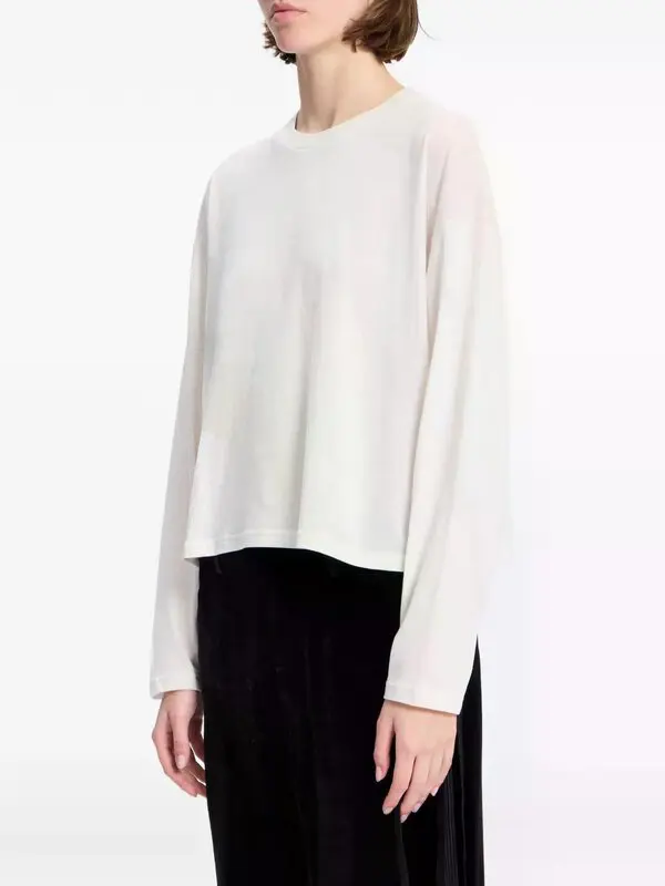 ANN DEMEULEMEESTER Graphic-print Long-sleeve T-shirt