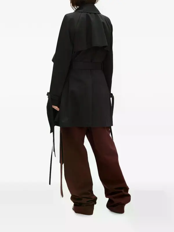ANN DEMEULEMEESTER Reppa Draped Trench Coat