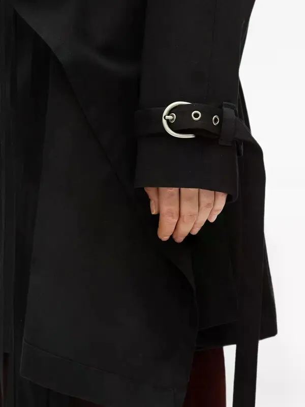 ANN DEMEULEMEESTER Reppa Draped Trench Coat