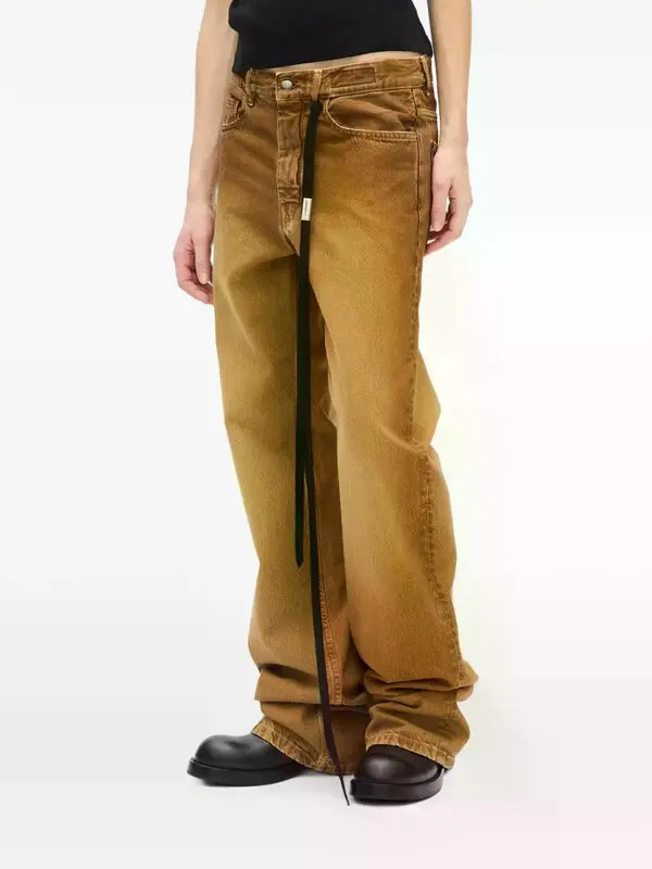 ANN DEMEULEMEESTER Sunfaded Bull Jeans