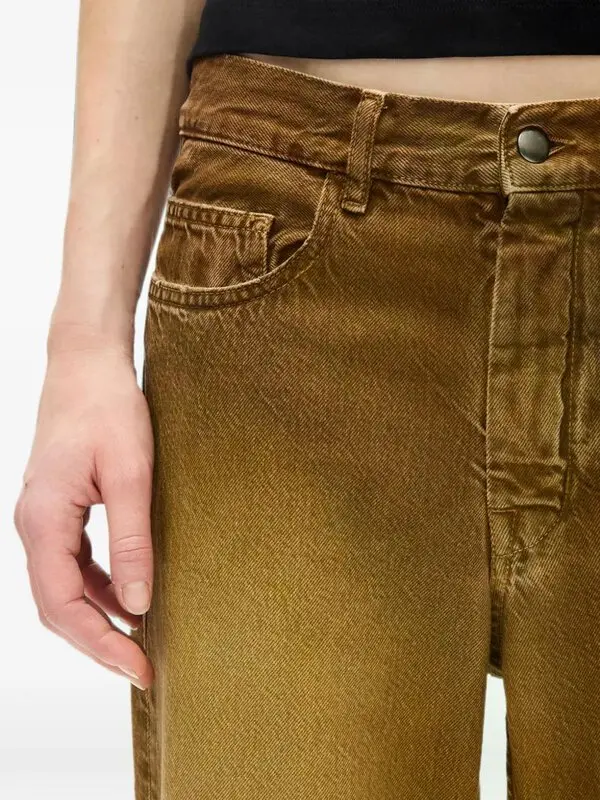 ANN DEMEULEMEESTER Sunfaded Bull Jeans