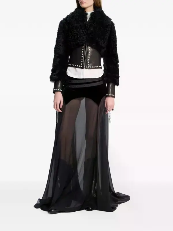 ANN DEMEULEMEESTER Silk-chiffon Maxi Skirt