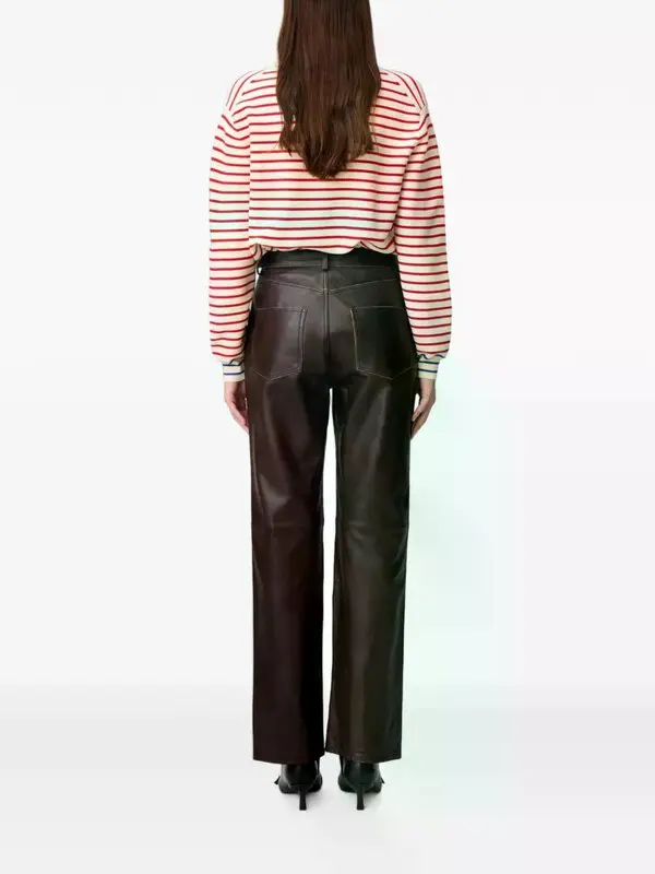 Claudie Pierlot Leather Trousers