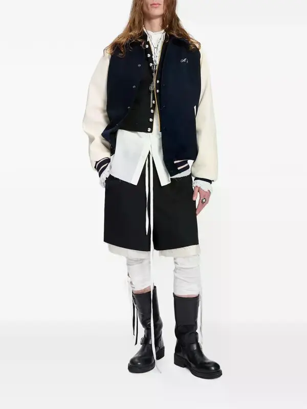 ANN DEMEULEMEESTER Pleated Layered Shorts