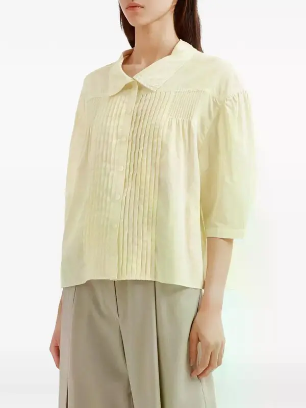 LOW CLASSIC Pleated Shirt