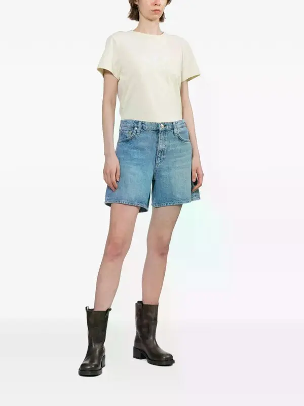 A.p.c. Logo-embroidered T-shirt