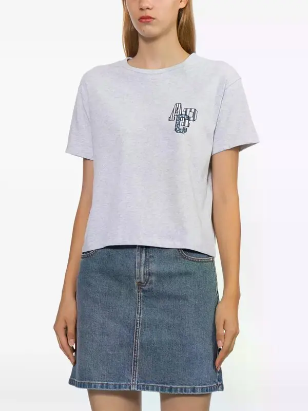 A.p.c. Logo-embroidered T-shirt