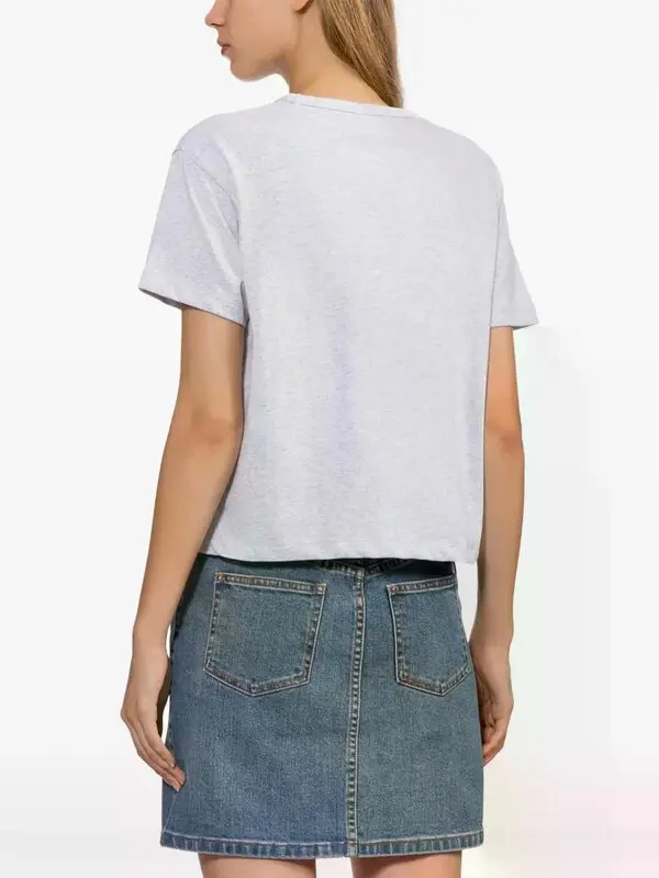 A.p.c. Logo-embroidered T-shirt