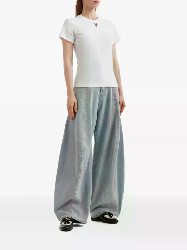 KIMHEKIM Spray-effect Panelled Baloon Jeans