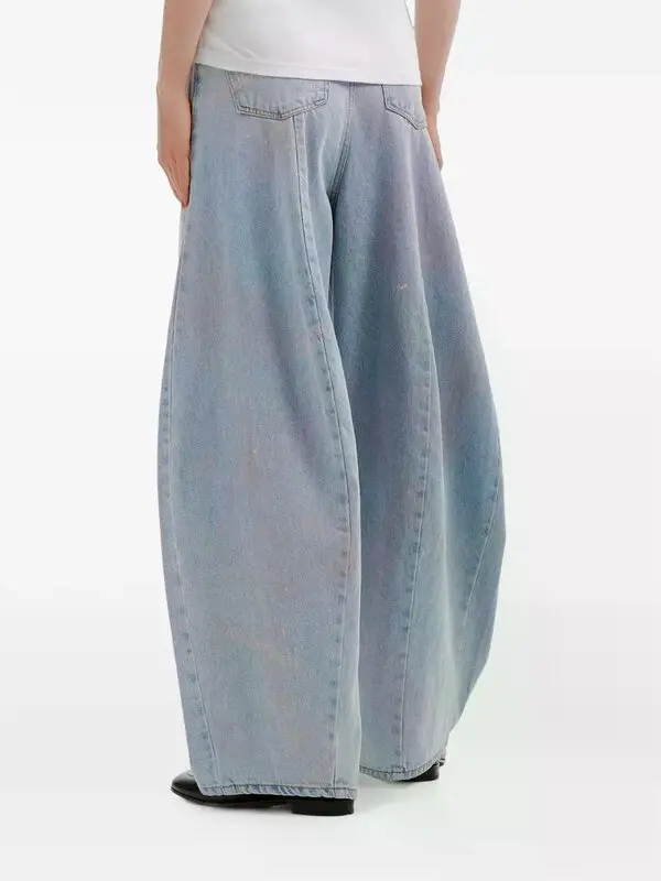 KIMHEKIM Spray-effect Panelled Baloon Jeans