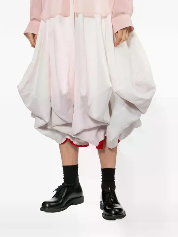 Comme Des Garçons Ruffled Midi Skirt