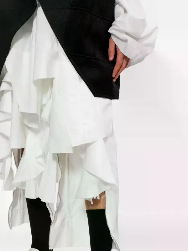 Comme Des Garçons Ruffled Trousers