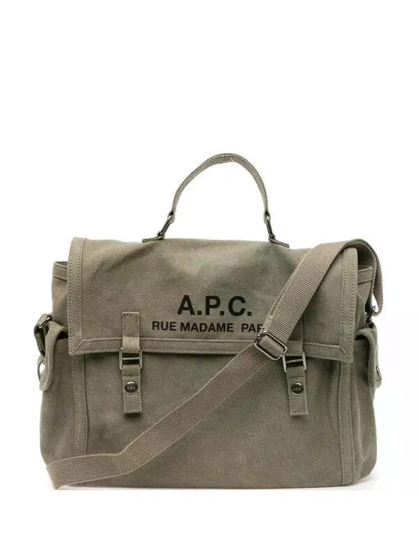 A.p.c. Recuperation Satchel - Green