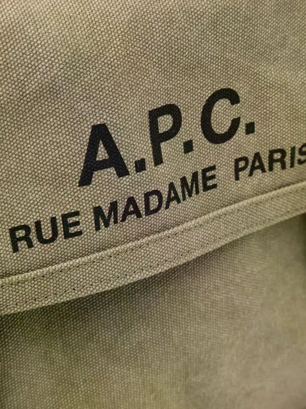 A.p.c. Recuperation Satchel - Green