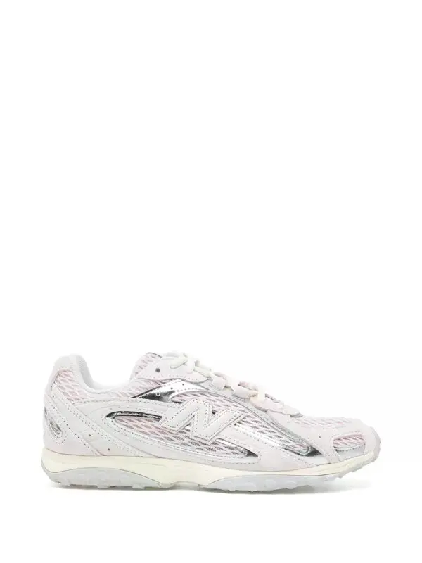 NEW BALANCE Mesh-panelled Suede Sneakers - Pink