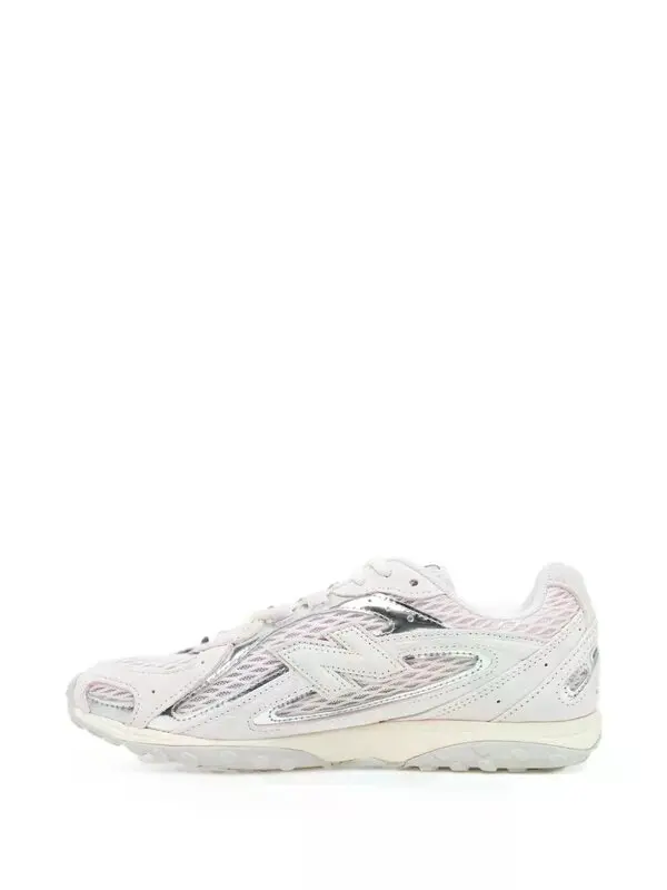 NEW BALANCE Mesh-panelled Suede Sneakers - Pink
