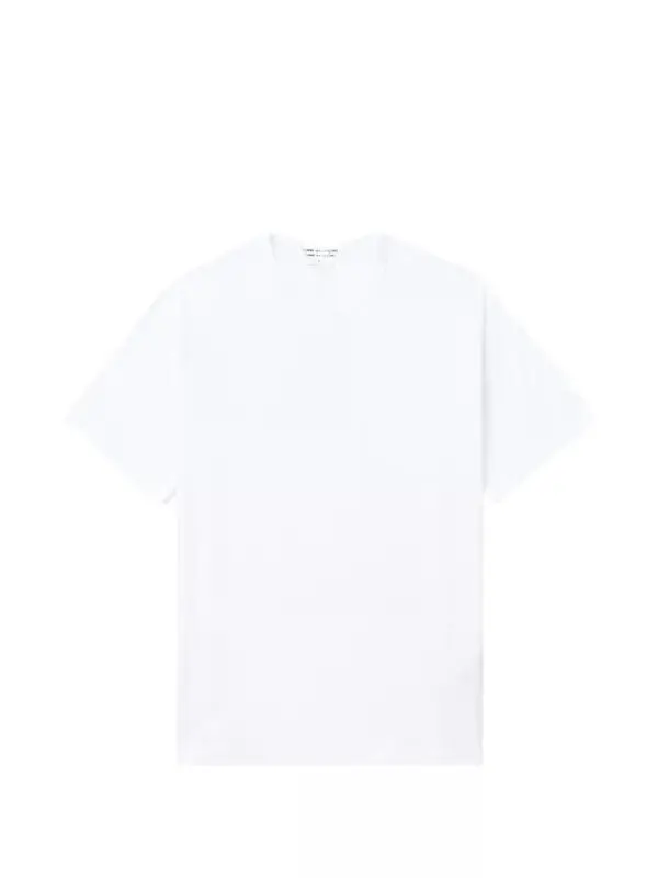 Comme Des Garçons Crew-neck Cotton T-shirt - White
