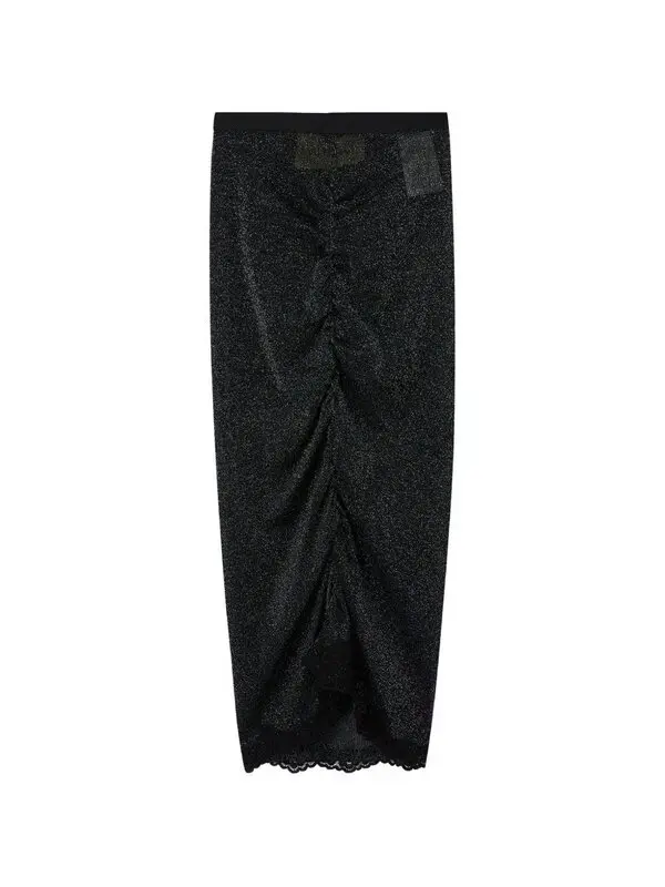Valentino Garavani Lurex Knit Midi Skirt