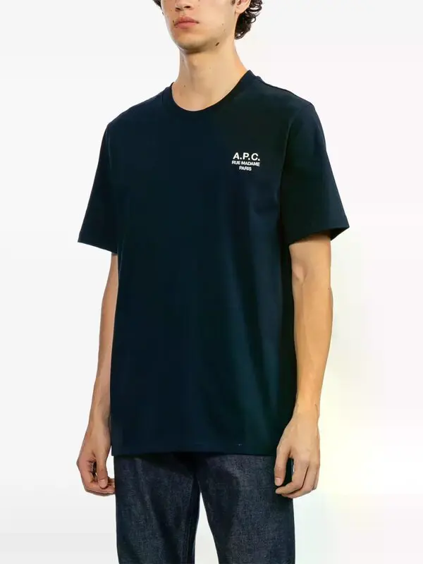 A.p.c. Logo-embroidered T-shirt