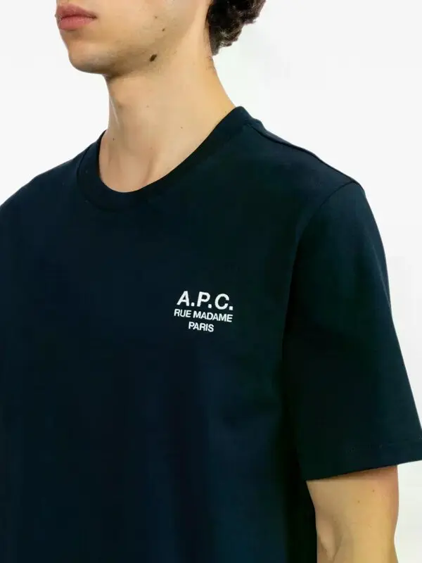 A.p.c. Logo-embroidered T-shirt