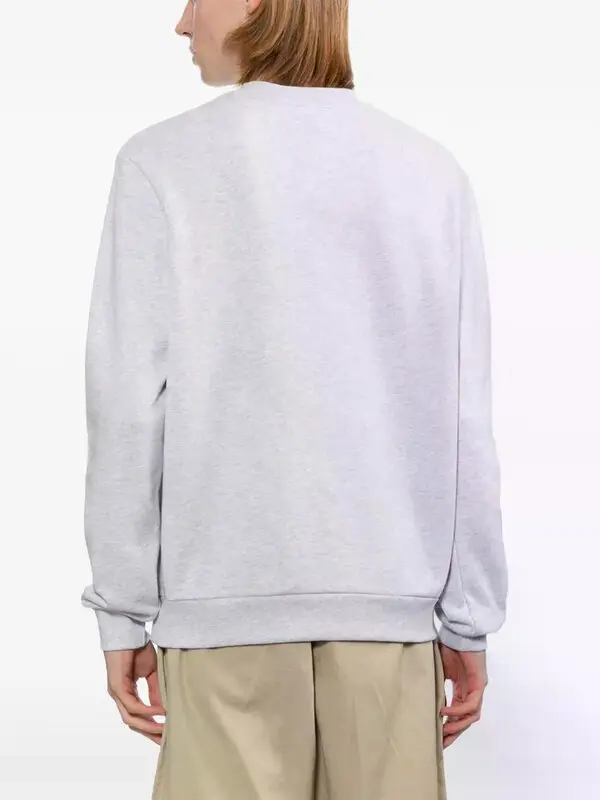 A.p.c. Logo-embroidered Sweatshirt - Grey