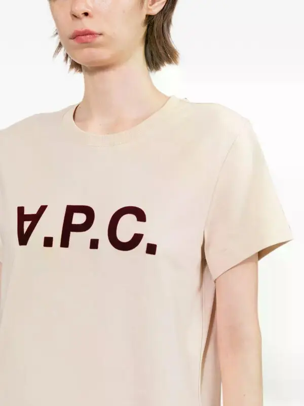 A.p.c. Logo-embroidered T-shirt