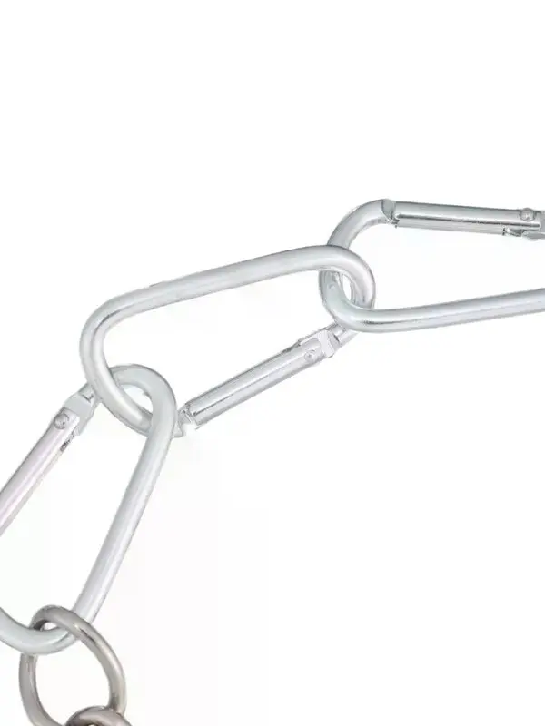 CHOPOVA LOWENA Dreamer Carabiner Heart-charm Necklace - Silver