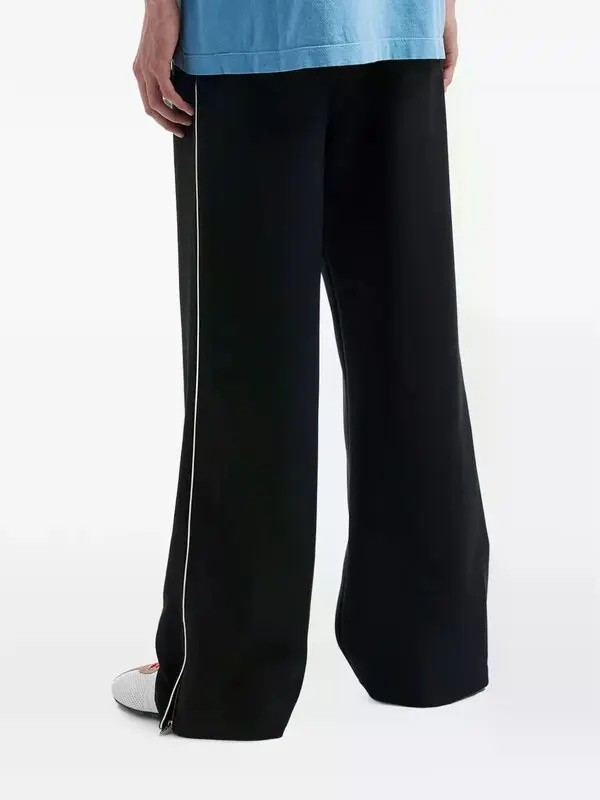 Valentino Garavani Side-stripe Zip-cuff Trousers