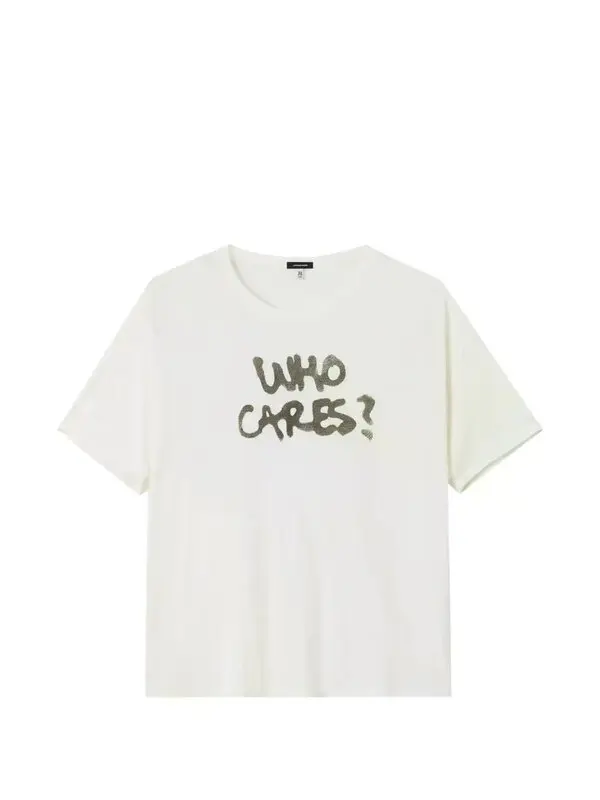 R13 Slogan-print T-shirt
