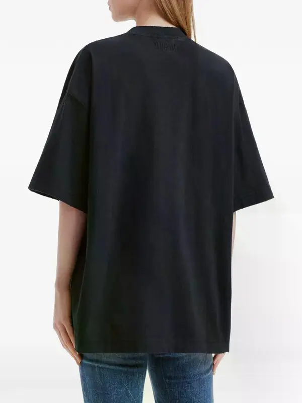 Vetements Distressed Graphic-print T-shirt