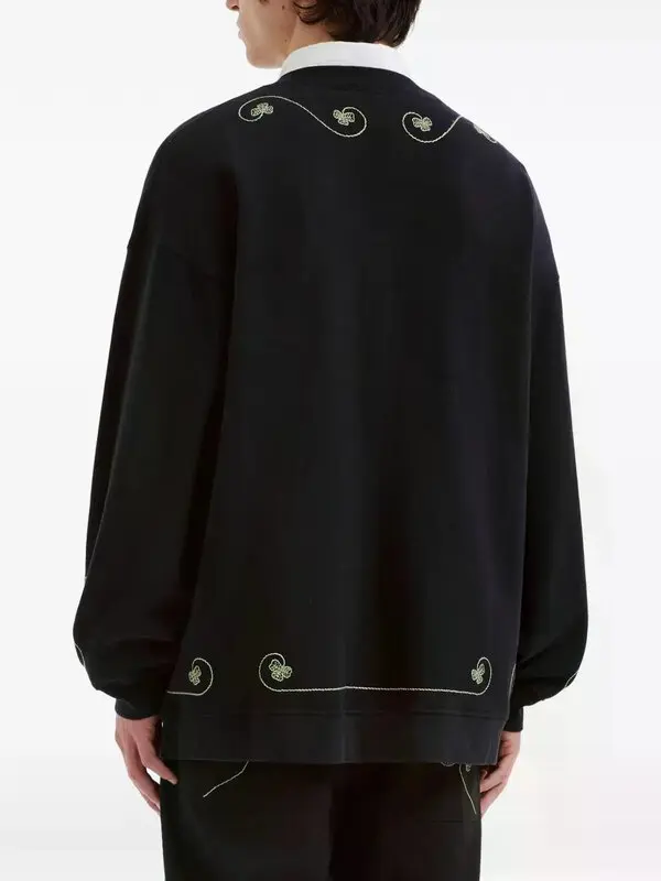BODE Embroidered Cotton Sweatshirt