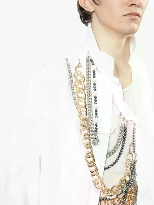 Junya Watanabe Chain-embellished Shirt