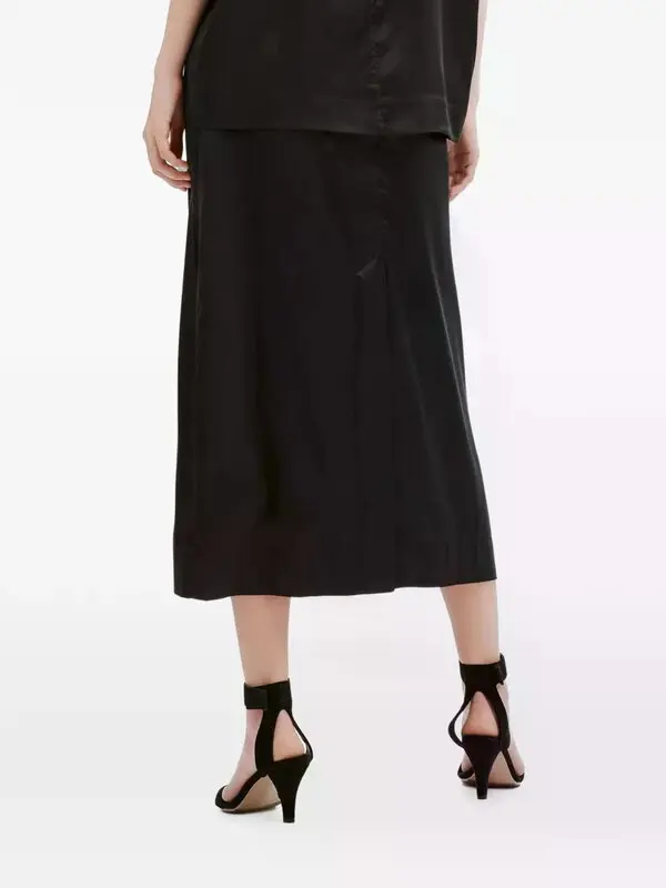 Simone Rocha Flower-print Rear-slit Skirt