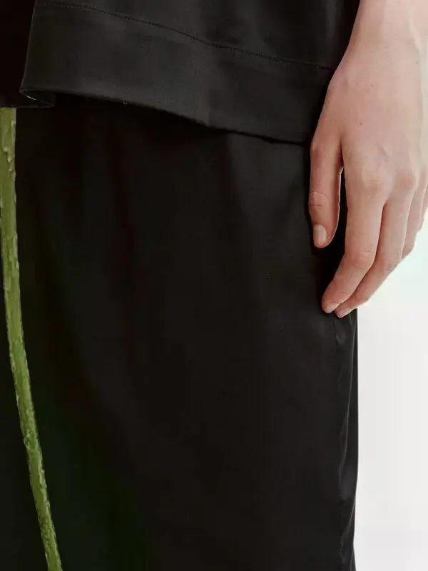 Simone Rocha Flower-print Rear-slit Skirt