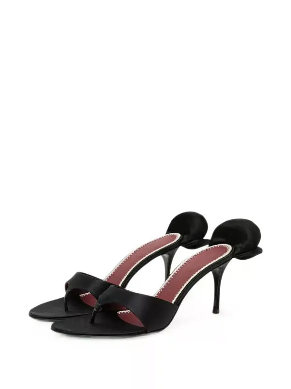 Magda Butrym Satin Thong Sandals