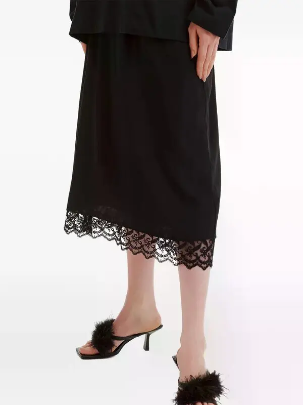Simone Rocha Lace-trim Mid Skirt