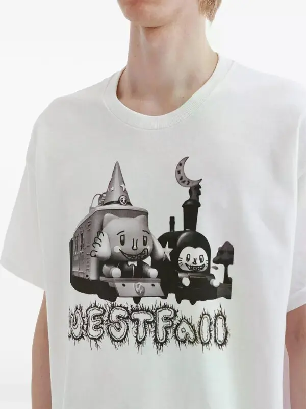 WESTFALL Graphic-print Cotton T-shirt