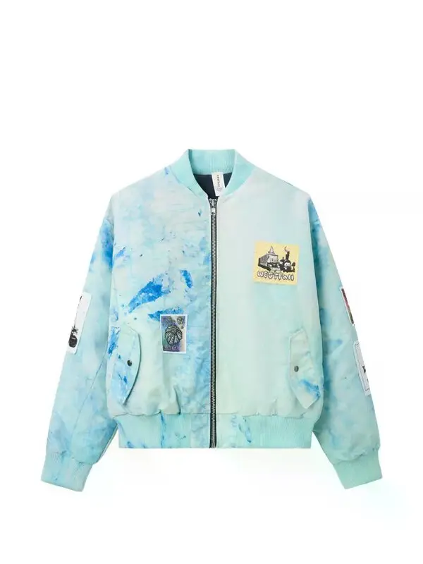 WESTFALL Tie-dye Bomber Jacket