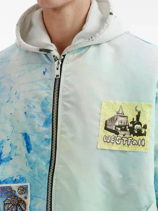 WESTFALL Tie-dye Bomber Jacket