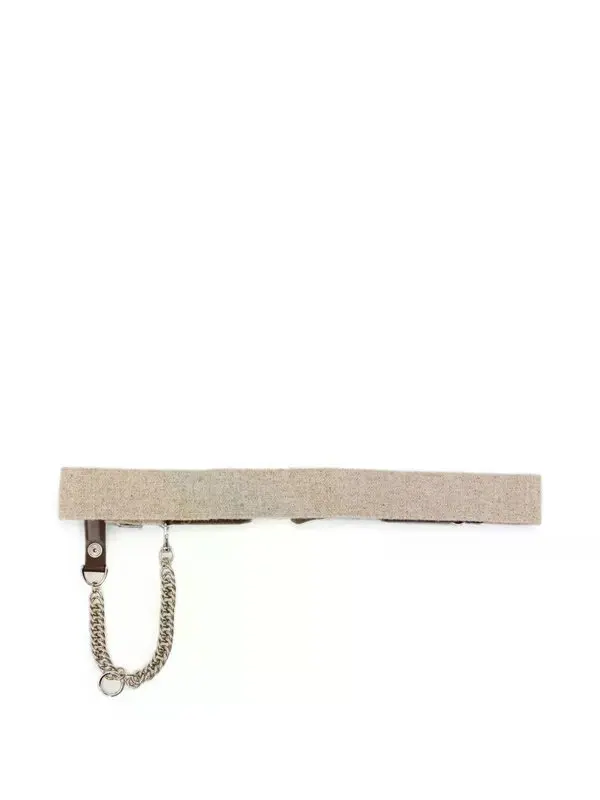 Toga Leather Chain Belt