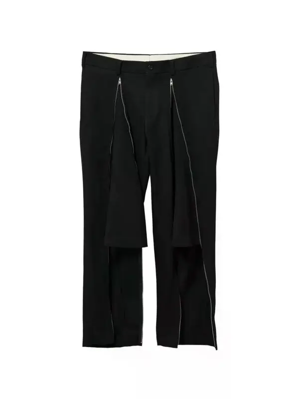Comme Des Garçons Zip Panelled Trousers