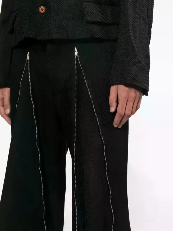 Comme Des Garçons Zip Panelled Trousers
