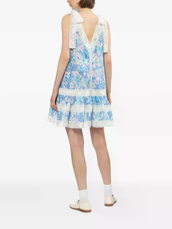 Zimmermann Lace-trimmed Floral-print Dress