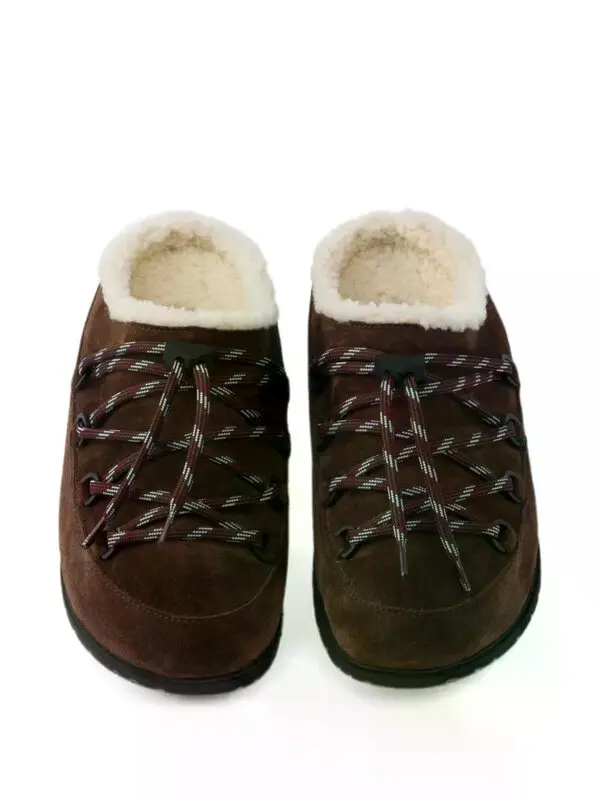 Prada Suede Mules - Brown