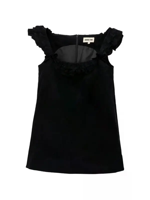 SHUSHU/TONG Ruffled Corduroy Dress