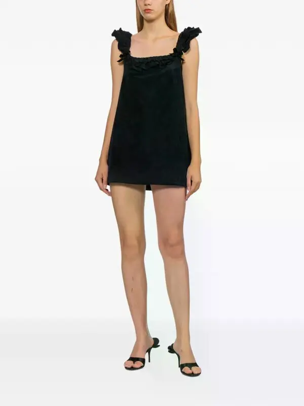 SHUSHU/TONG Ruffled Corduroy Dress